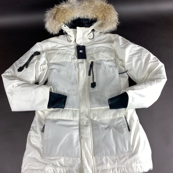 Sorel | Jackets & Coats | Sorel Womens Caribou White Black Full Zip ...